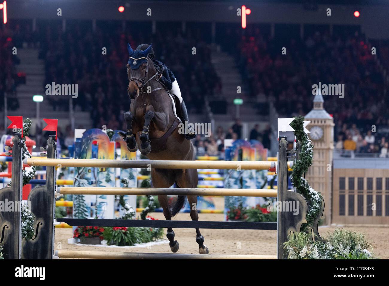 London, UK. December 17, 2023. Lily Attwood of Great Britain with Cor ...