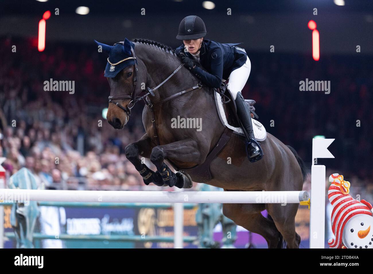 London, UK. December 17, 2023. Lily Attwood of Great Britain with Cor ...