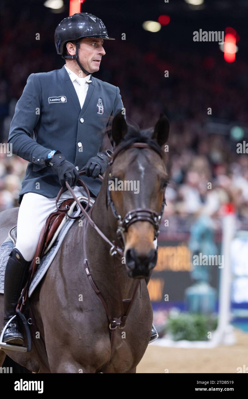 London, UK. December 17, 2023. Julien Epaillard of France with ...
