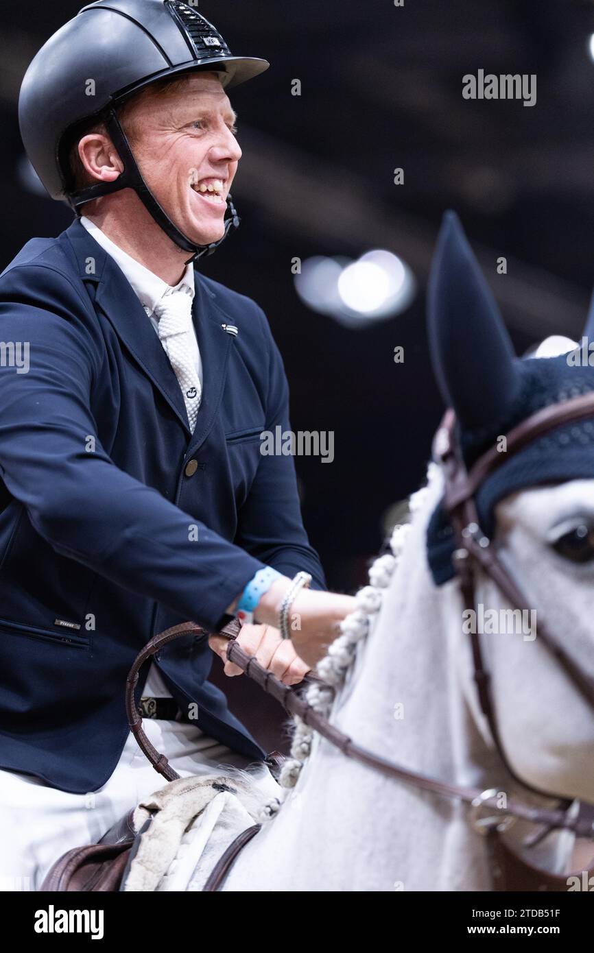 London, UK. December 17, 2023. Matthew Sampson of Great Britain with ...