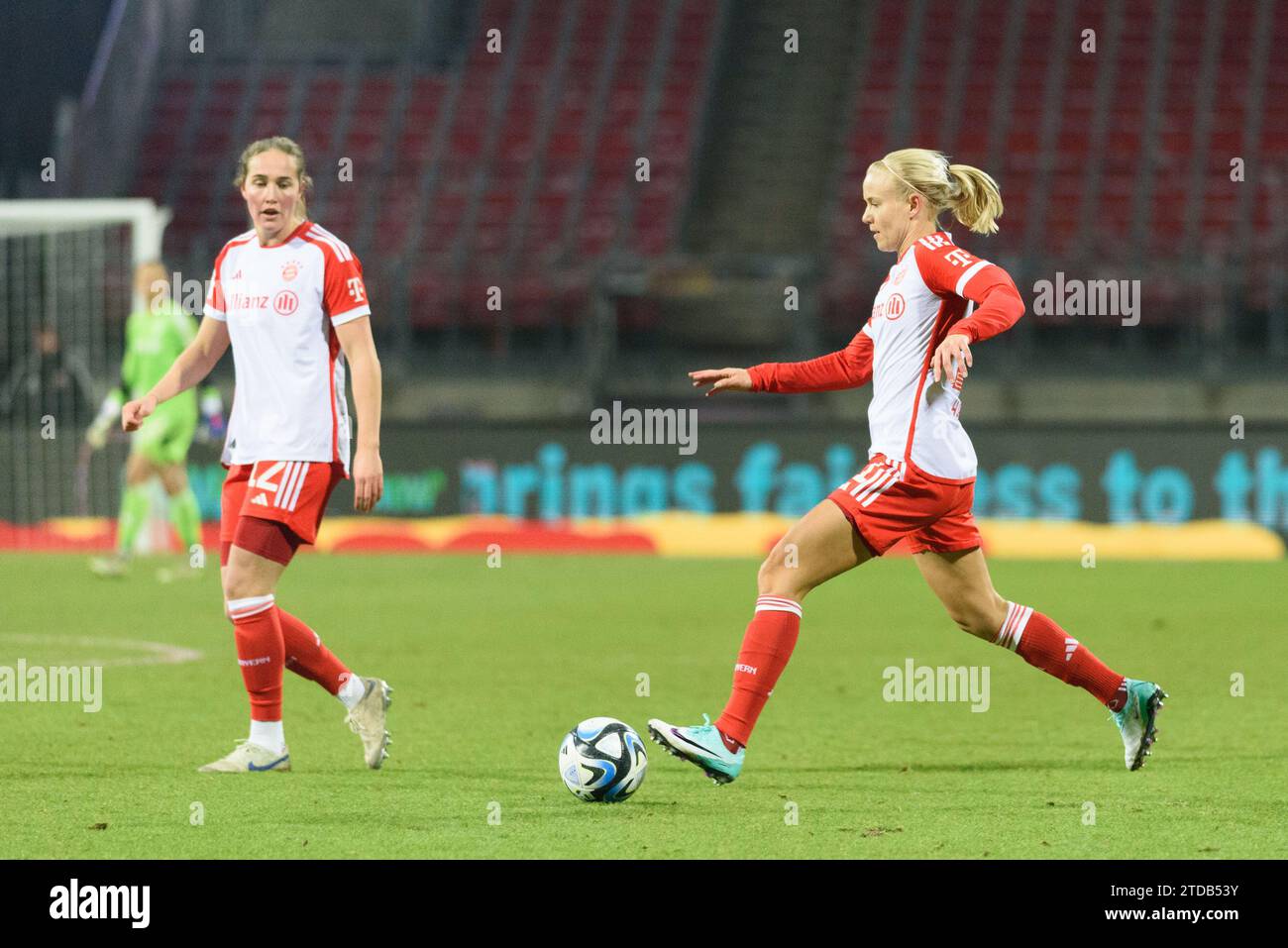 Pernille Harder (21 FC Bayern Munich) during the Google Pixel Frauen ...