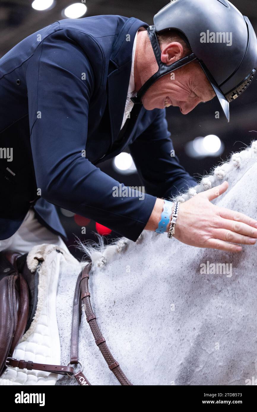 London, UK. December 17, 2023. Matthew Sampson of Great Britain with ...