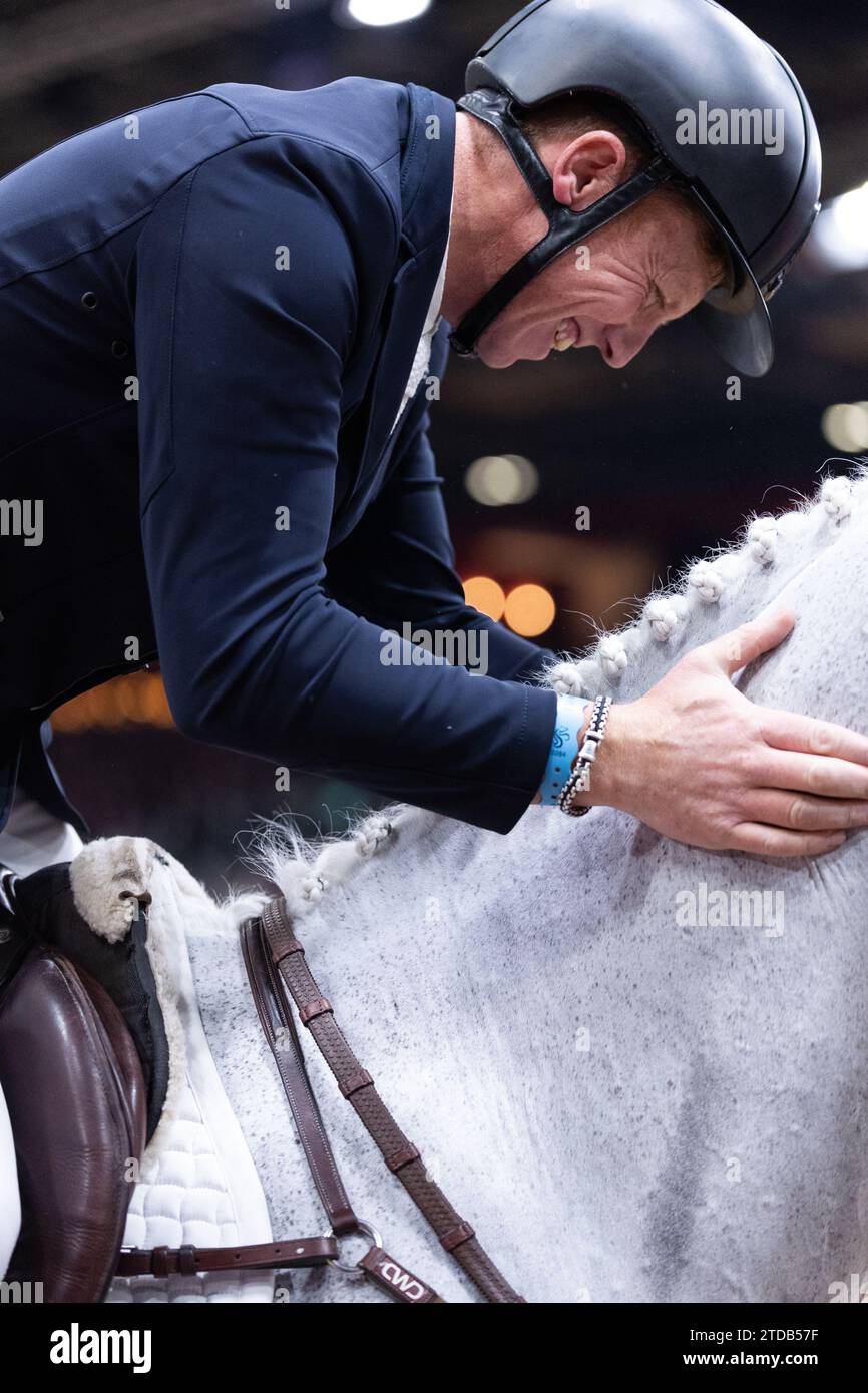 London, UK. December 17, 2023. Matthew Sampson of Great Britain with ...