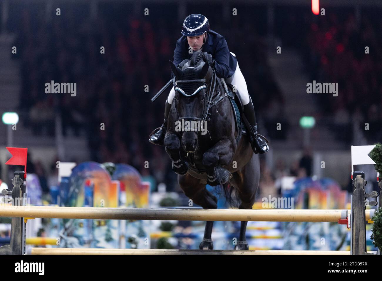 London, UK. December 17, 2023. Robert Whitaker of Great Britain with ...