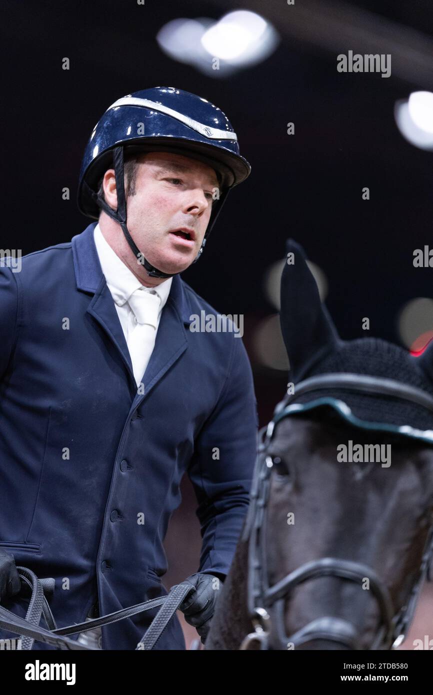 London, UK. December 17, 2023. Robert Whitaker of Great Britain with ...
