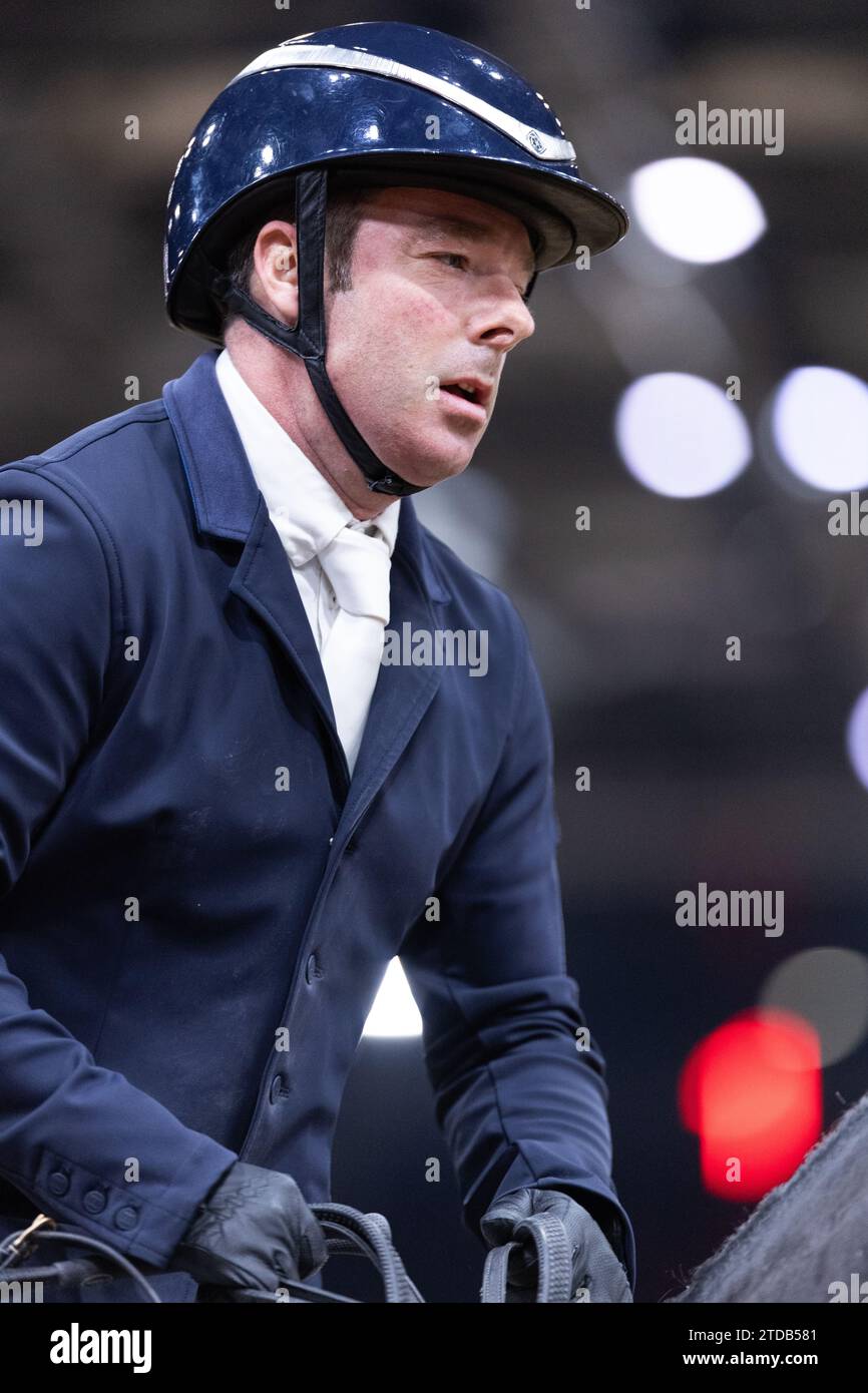 London, UK. December 17, 2023. Robert Whitaker of Great Britain with ...
