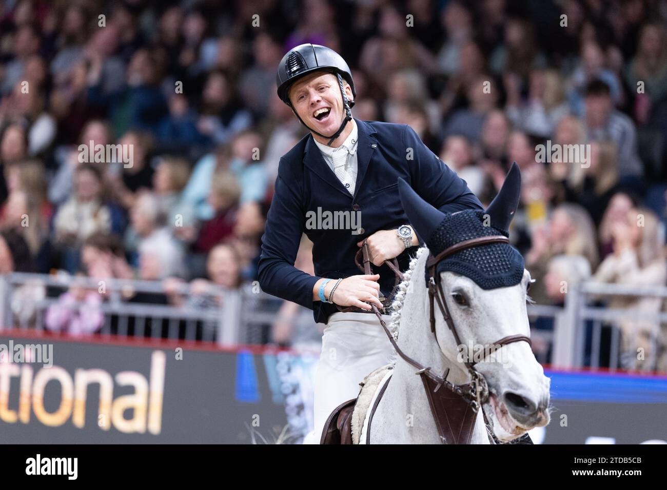 London, UK. December 17, 2023. Matthew Sampson of Great Britain with ...
