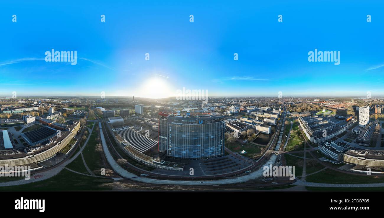 17th of December, 2023, Delft, The Netherlands. Panorama 360 degrees ...