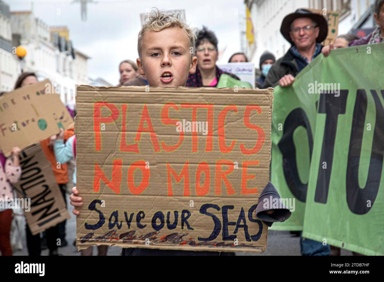 Stop pollution protest hi-res stock photography and images - Alamy