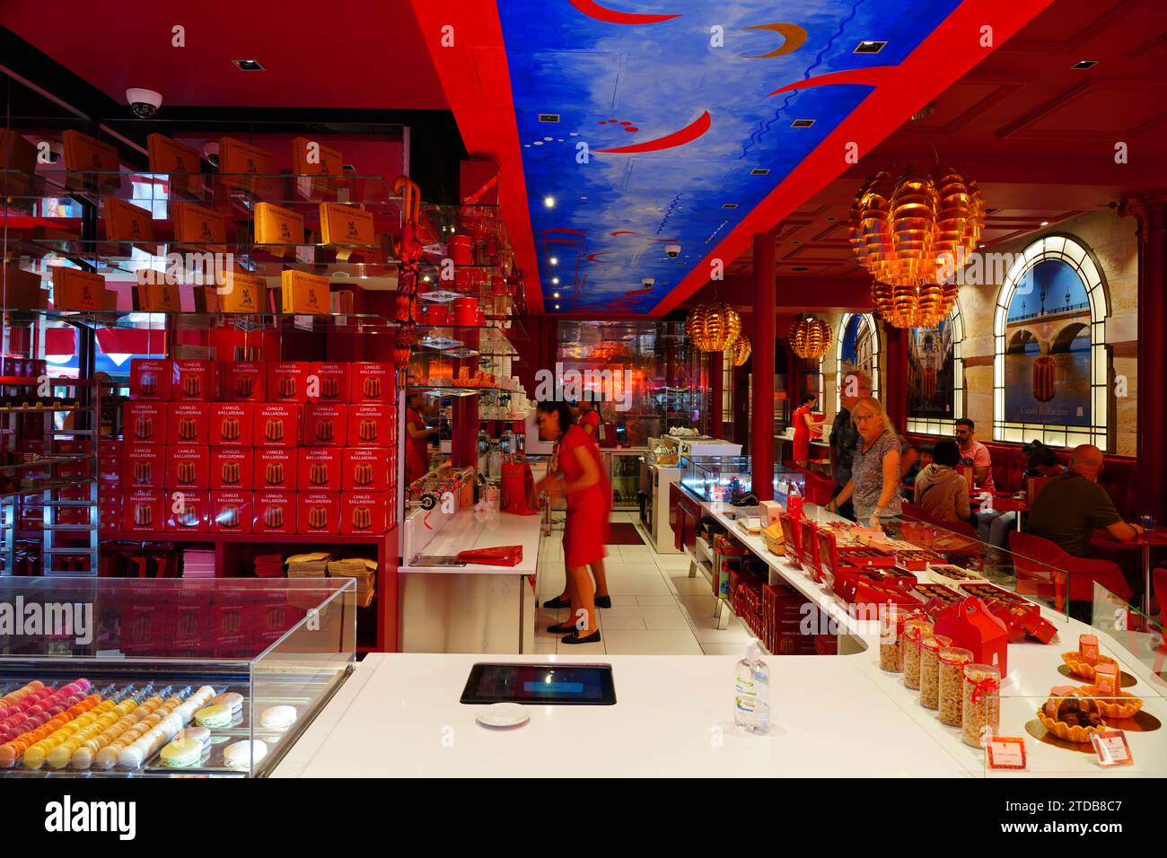 BORDEAUX, FRANCE -5 JUN 2022- View of Canele de Bordeaux small cakes ...