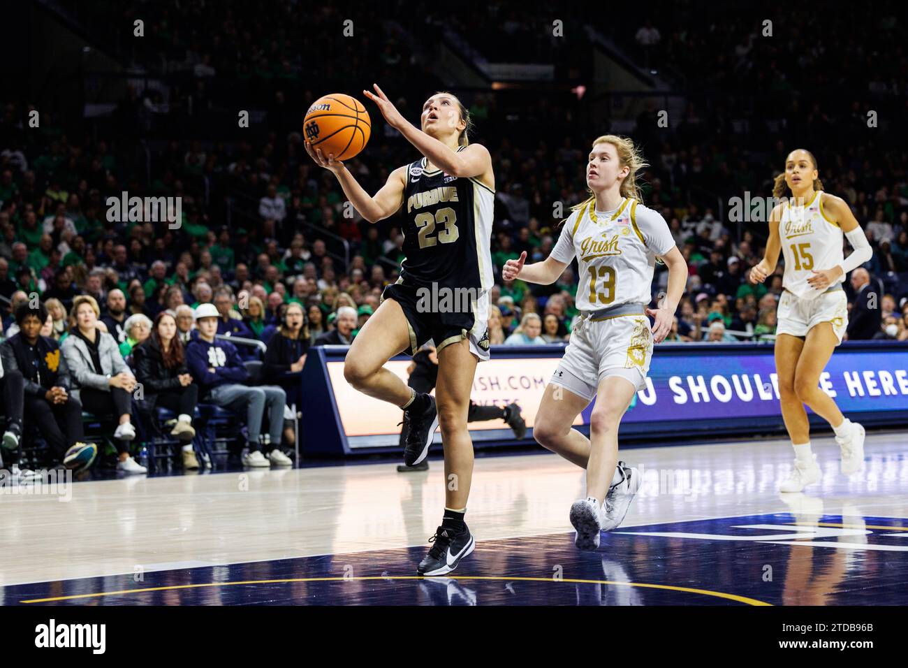 South Bend, Indiana, USA. 17th Dec, 2023. Purdue guard Abbey Ellis (23 ...