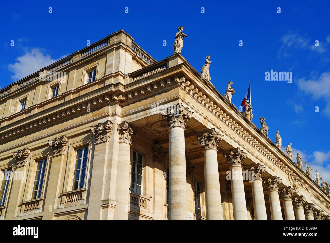 BORDEAUX, FRANCE -5 JUN 2022- View of the Opera National de Bordeaux ...
