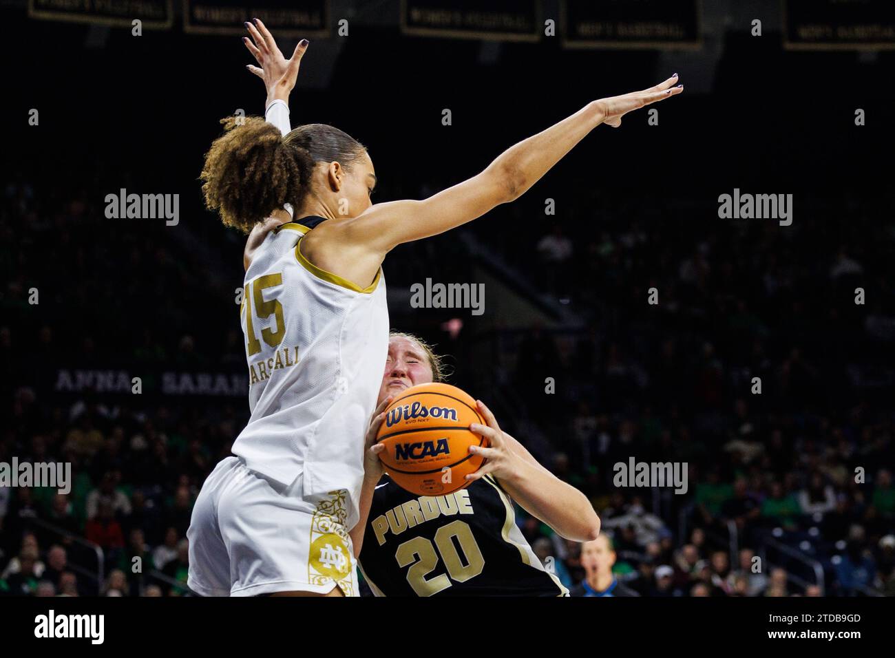 South Bend, Indiana, USA. 17th Dec, 2023. Purdue forward Mary Ashley ...