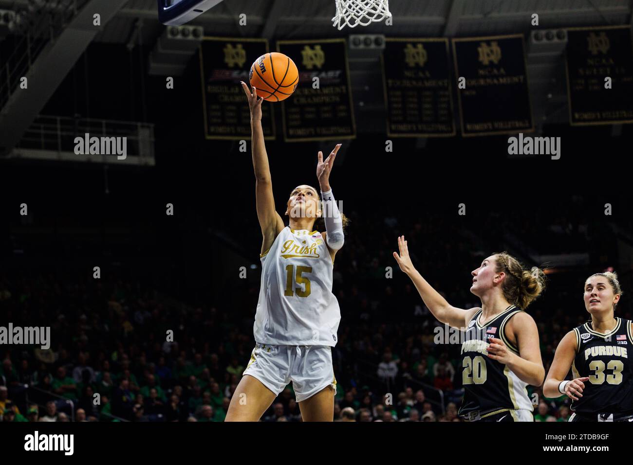 South Bend, Indiana, USA. 17th Dec, 2023. Notre Dame forward Natalija ...