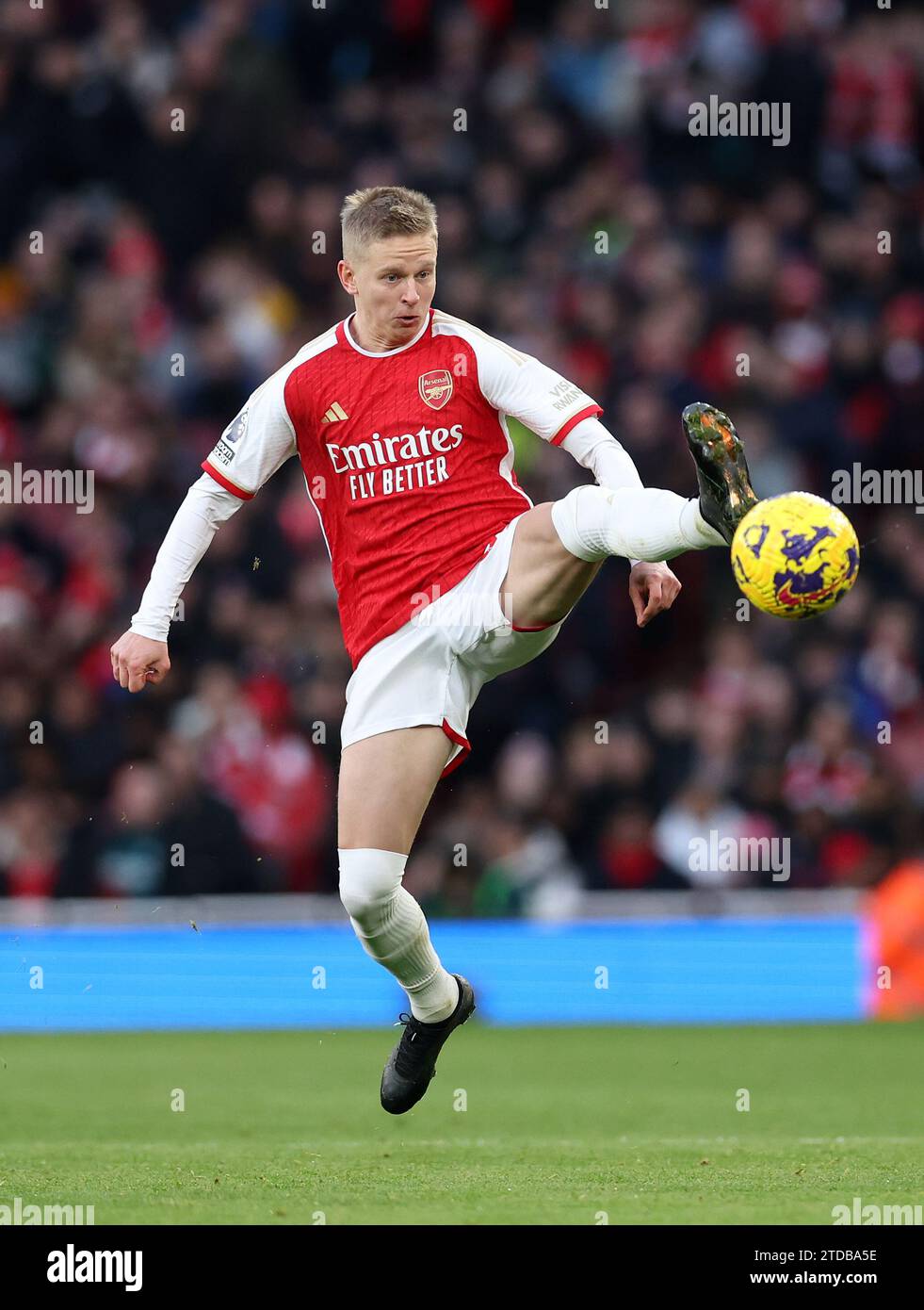 London, UK. 17th Dec, 2023. Oleksandr Zinchenko of Arsenal during the ...
