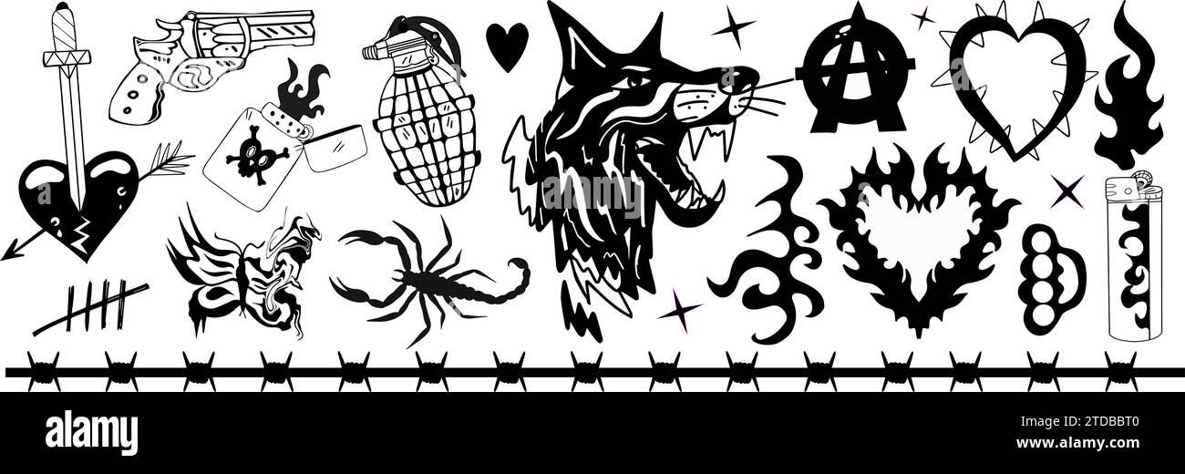 Gangster Writing Tattoos Tattoo Lettering Handbook