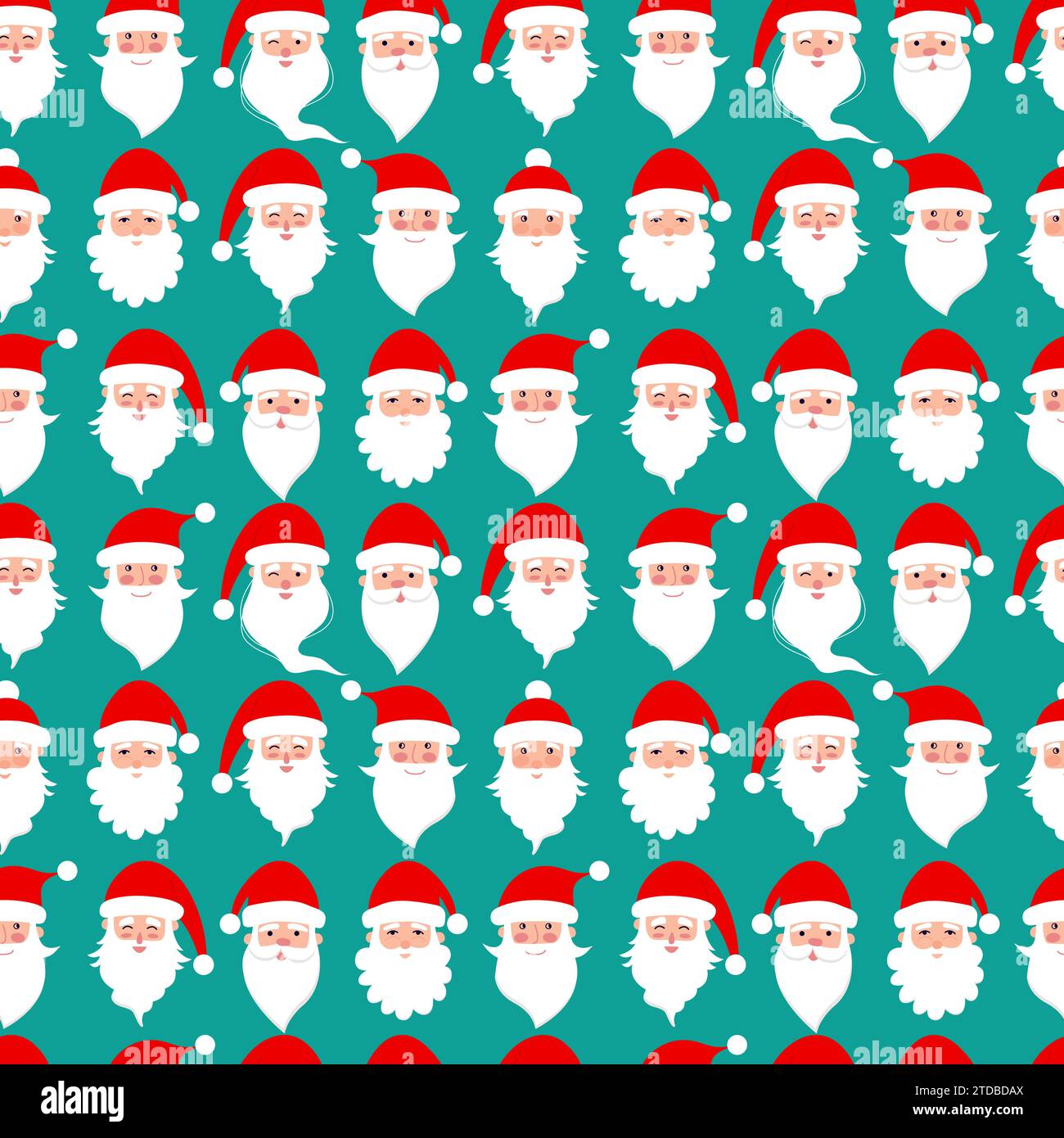 Santa claus hat seamless Stock Vector Images - Alamy