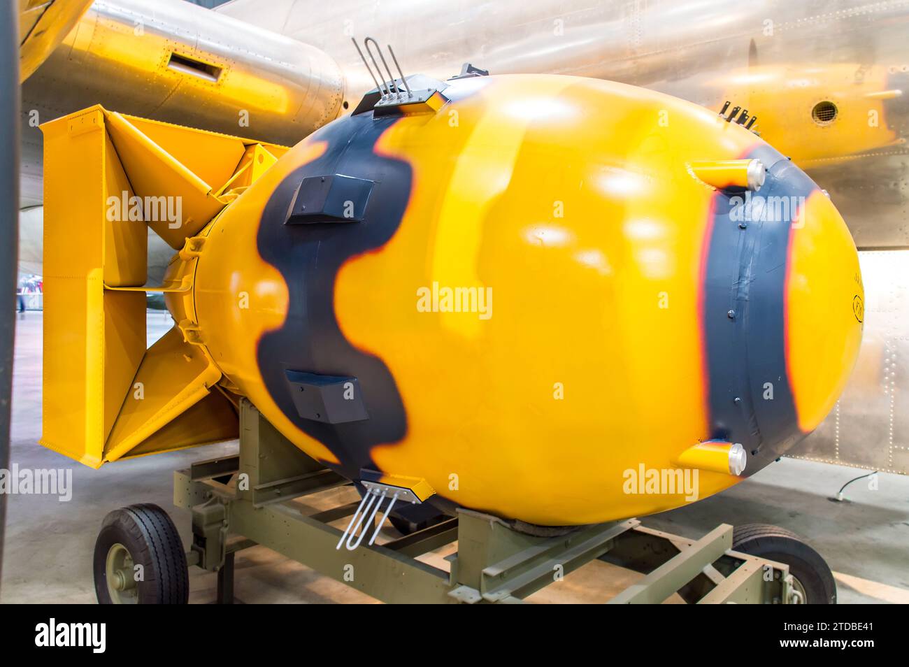 Replica of Fat Man Nuclear Weapon used in World War II to bomb Nagasaki ...