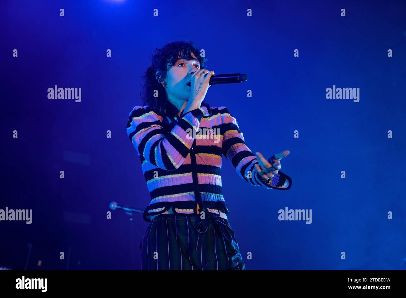 Francesca Calearo aka Madame, an Italian rapper, singer and songwriter ...