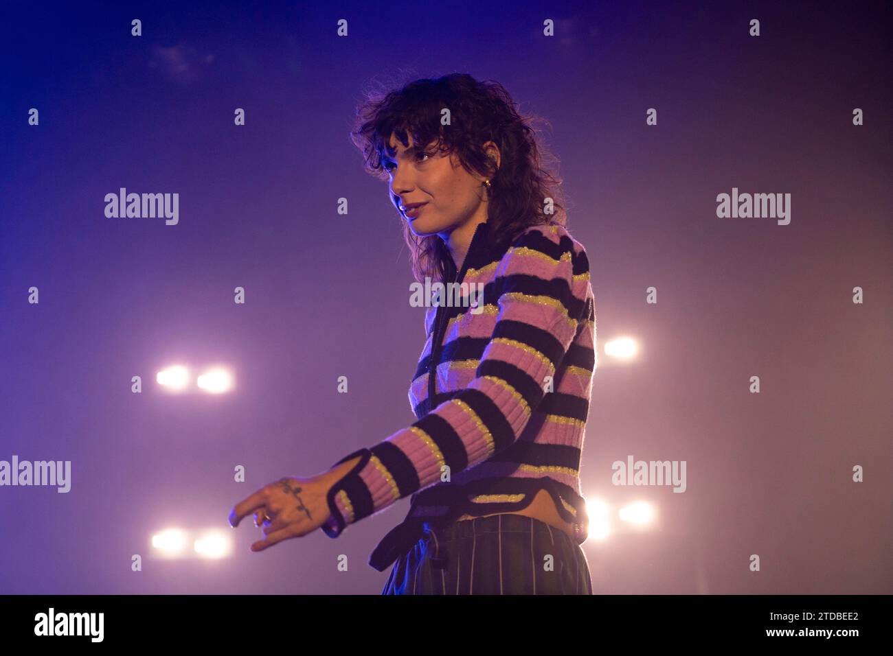 Francesca Calearo aka Madame, an Italian rapper, singer and songwriter ...