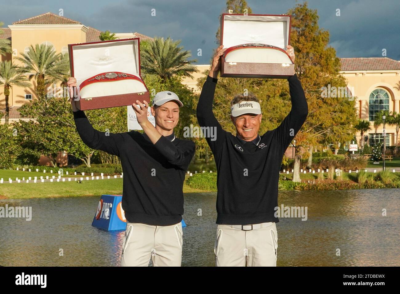 Orlando, Florida, USA. 17th Dec, 2023. Bernhard Langer (R) and son ...
