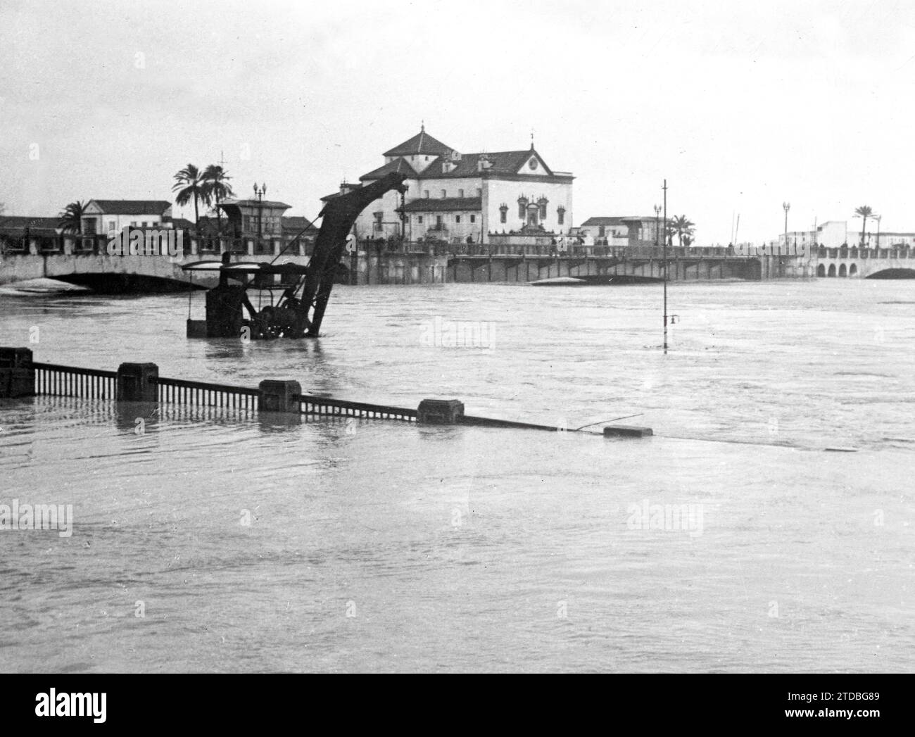 Seville, (1947 Ca.). St. Elmo's Bridge. Credit: Album / Archivo ABC ...