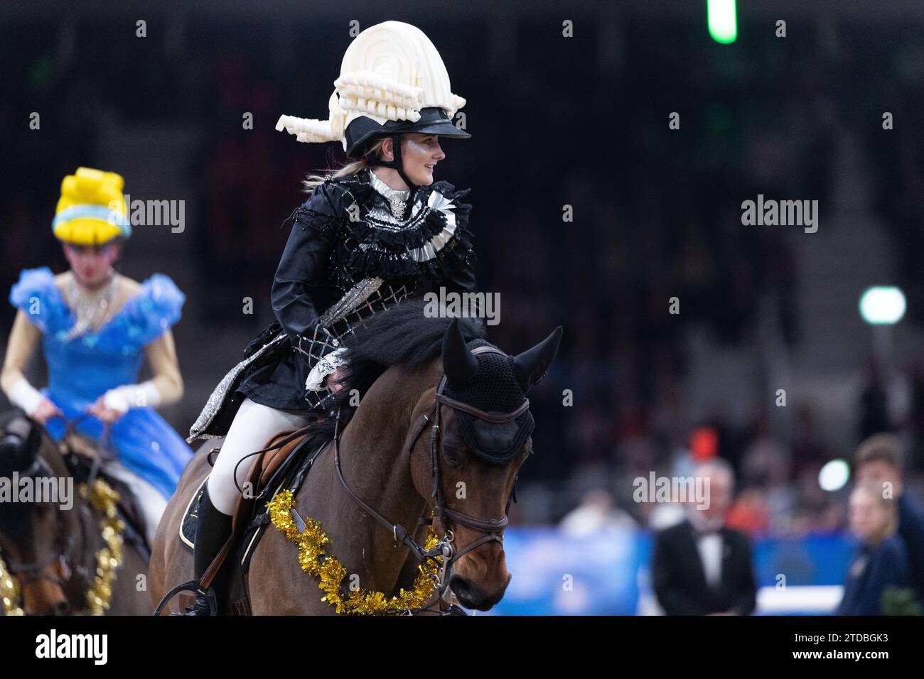 London, UK. December 17, 2023. Jo Stockdale and Jodie Hall McAteer ...