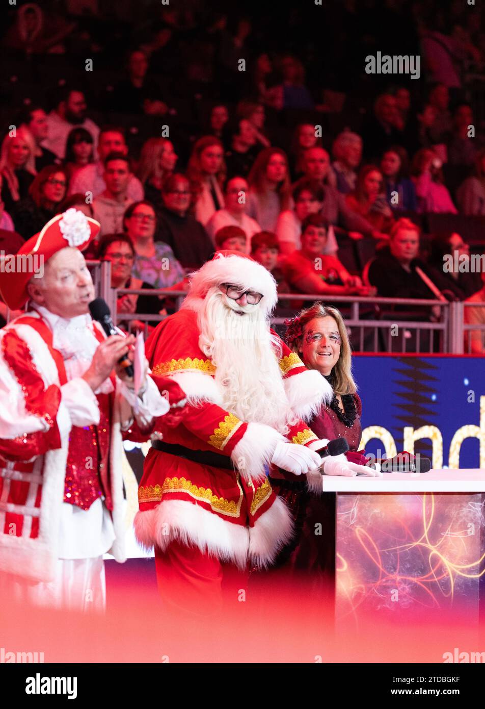 London, UK. December 17, 2023. Pippa Funnel during the Fancy Dress ...