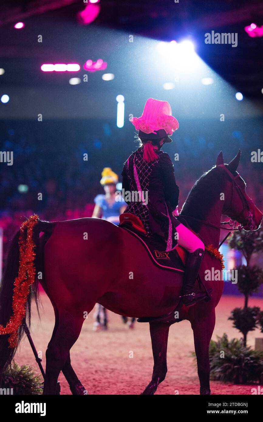 London, UK. December 17, 2023. Jo Stockdale and Jodie Hall McAteer ...