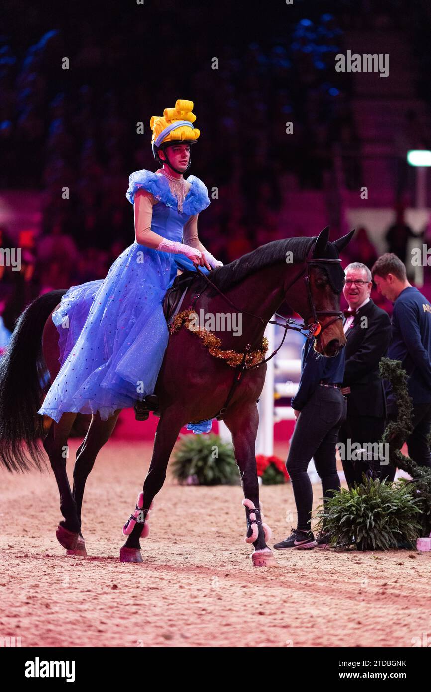London, UK. December 17, 2023. Jo Stockdale and Jodie Hall McAteer ...