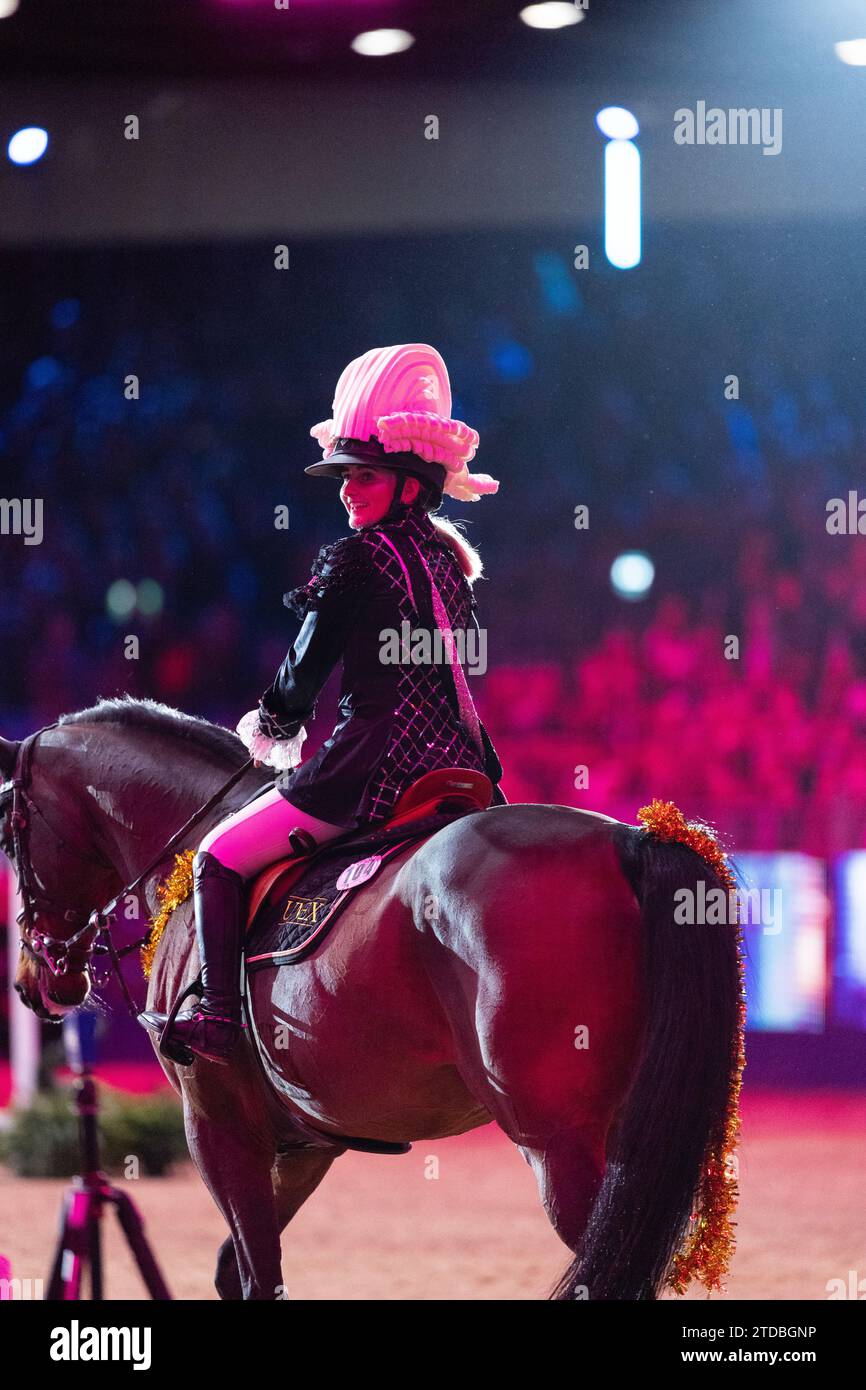 London, UK. December 17, 2023. Jo Stockdale and Jodie Hall McAteer ...