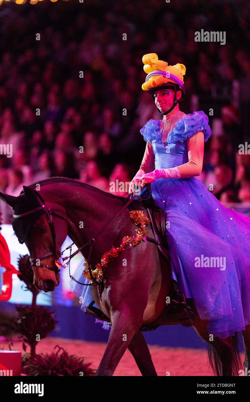 London, UK. December 17, 2023. Jo Stockdale and Jodie Hall McAteer ...