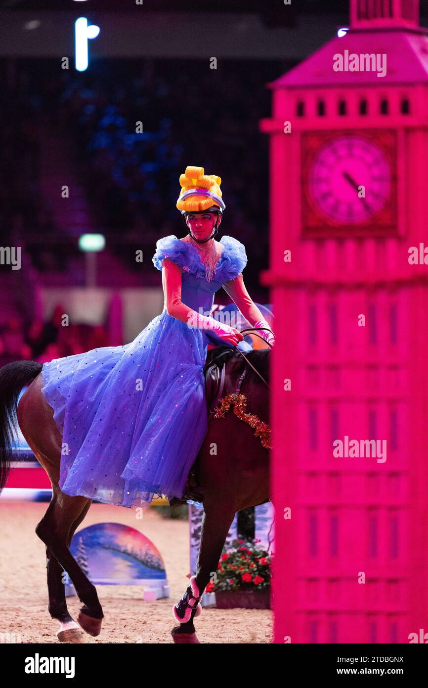 London, UK. December 17, 2023. Jo Stockdale and Jodie Hall McAteer ...