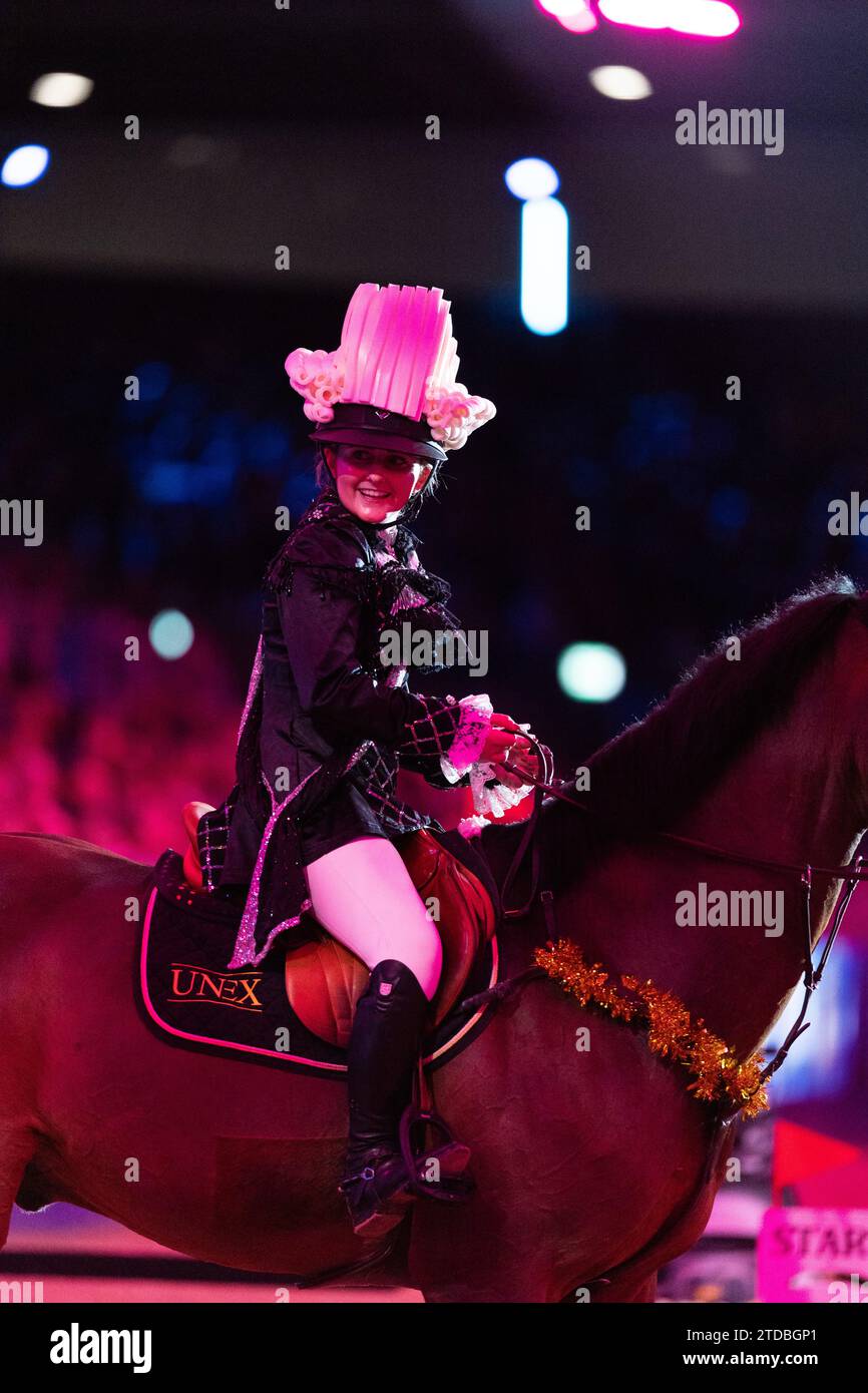 London, UK. December 17, 2023. Jo Stockdale and Jodie Hall McAteer ...