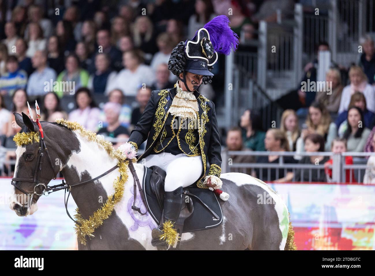 London, UK. December 17, 2023. Austin O'Conner and Gemma Stevens ...