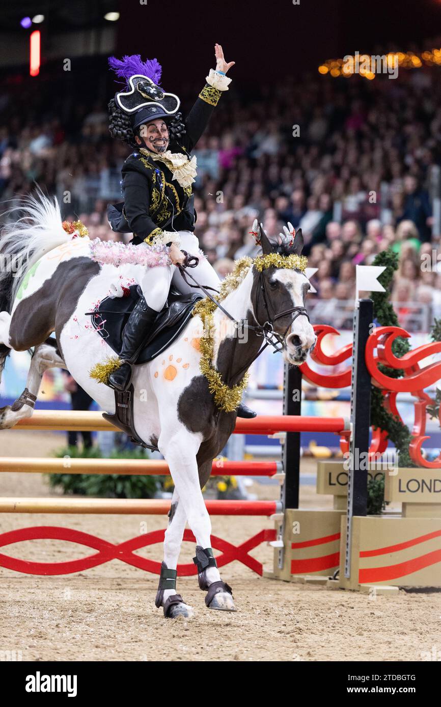 Austin O'Conner and Gemma Stevens dressed as Hook and Peter Pan during ...