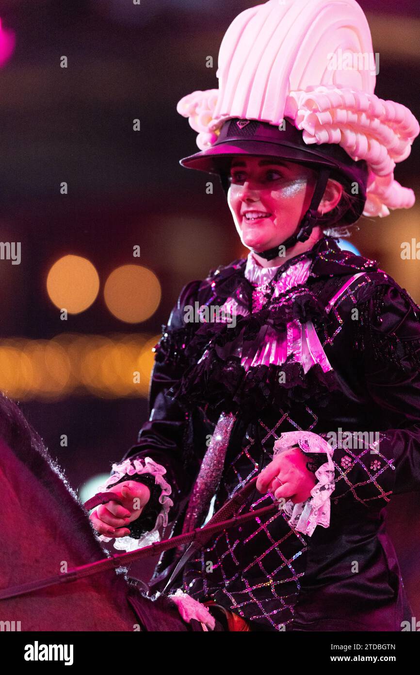 London, UK. December 17, 2023. Jo Stockdale and Jodie Hall McAteer ...