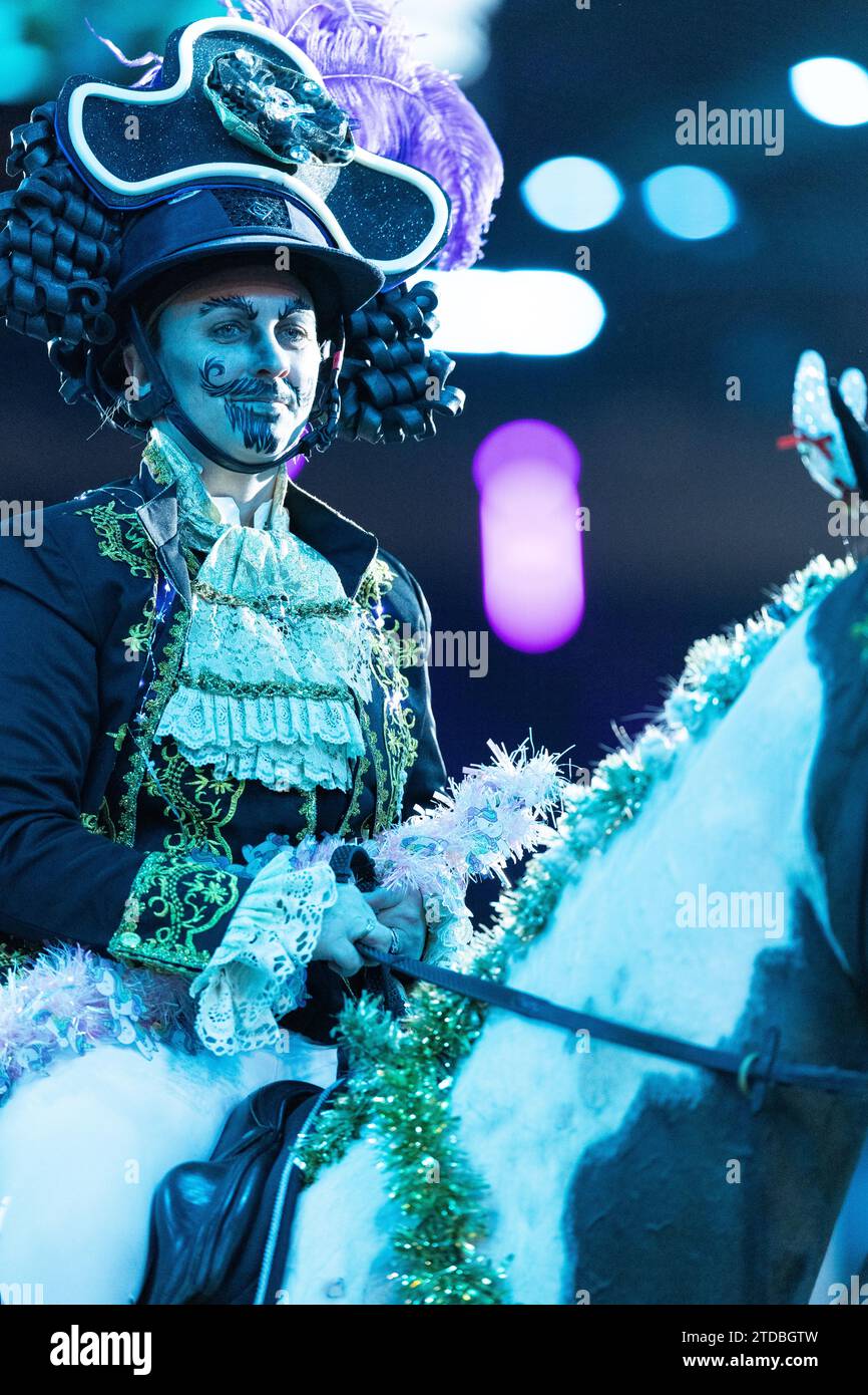 London, UK. December 17, 2023. Austin O'Conner and Gemma Stevens ...