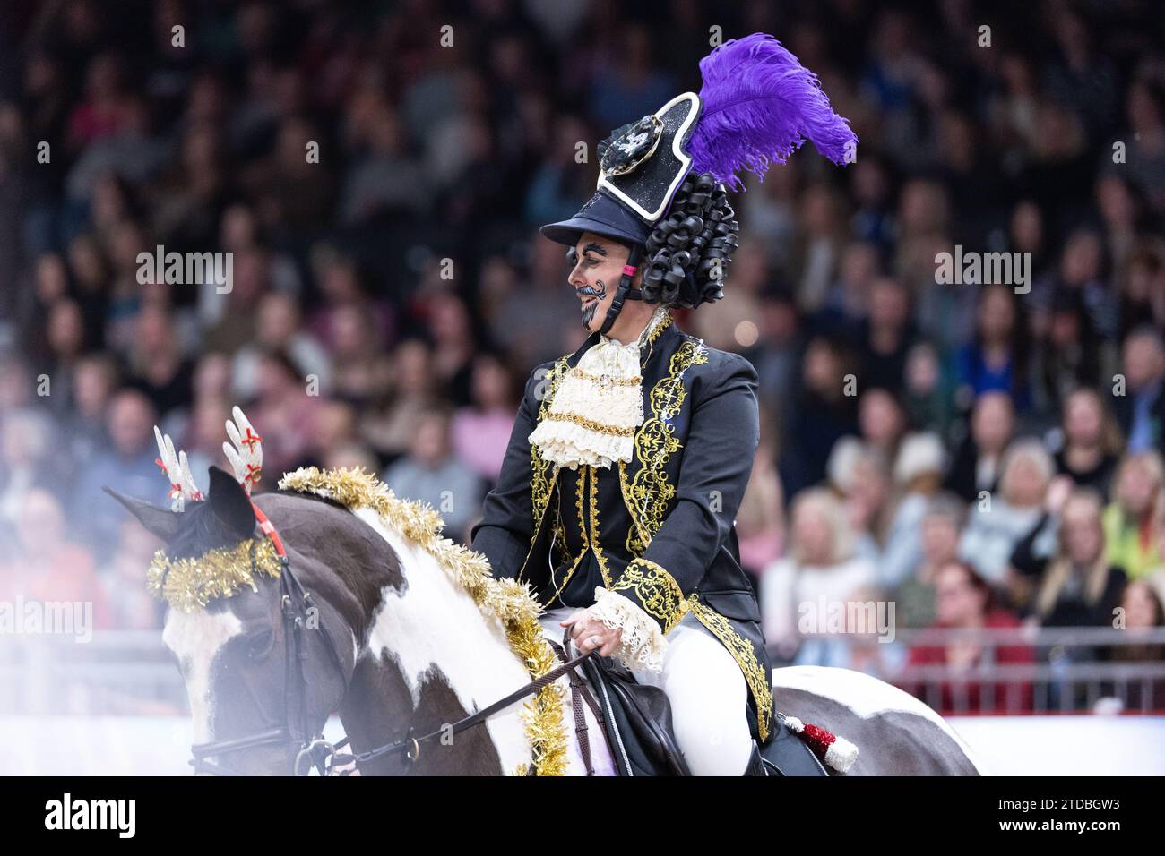London, UK. December 17, 2023. Austin O'Conner and Gemma Stevens ...
