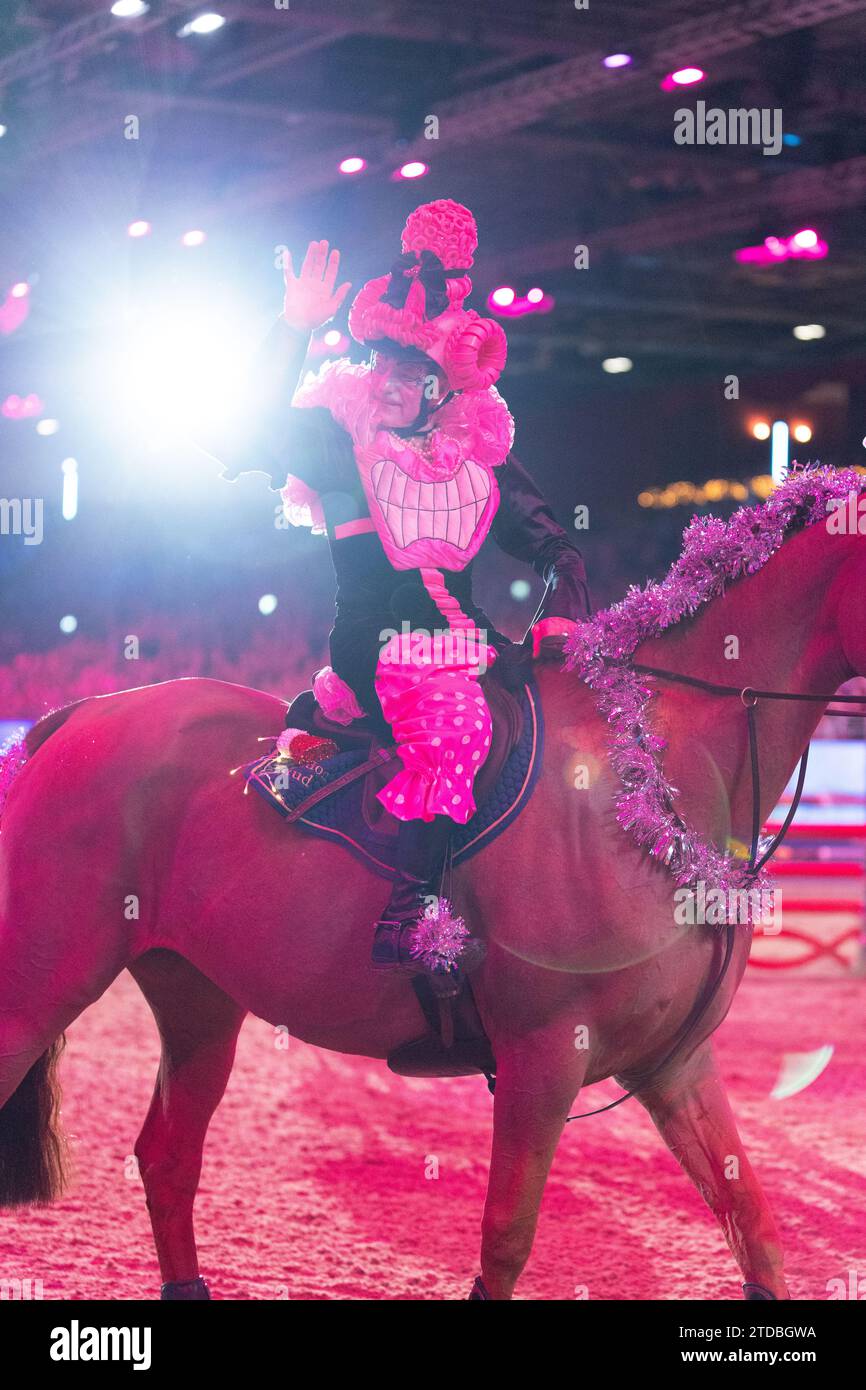 London, UK. December 17, 2023. John Whitaker and Robert Whitaker ...
