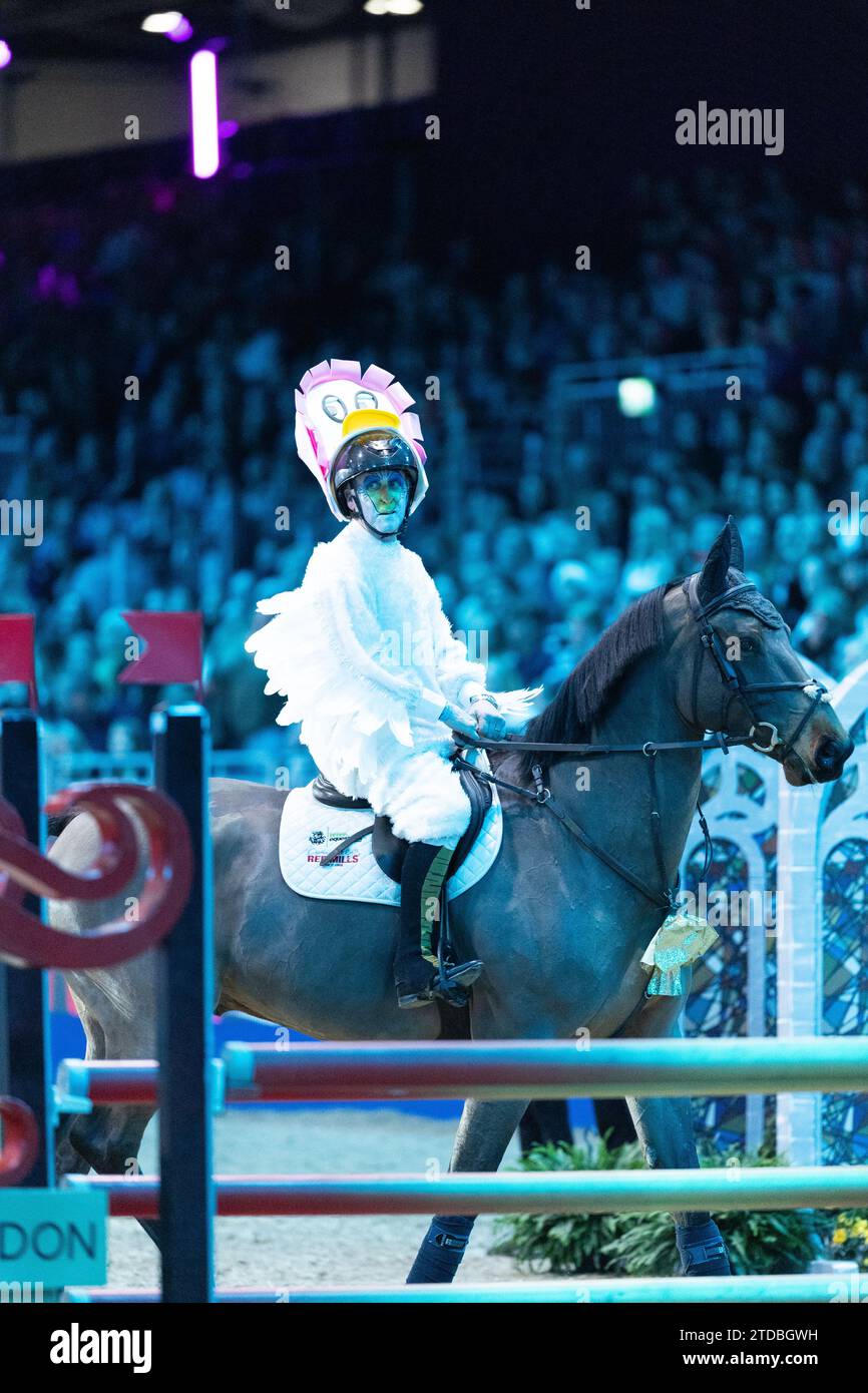London, UK. December 17, 2023. Shane Breen and Duarte Seabra dressed as ...
