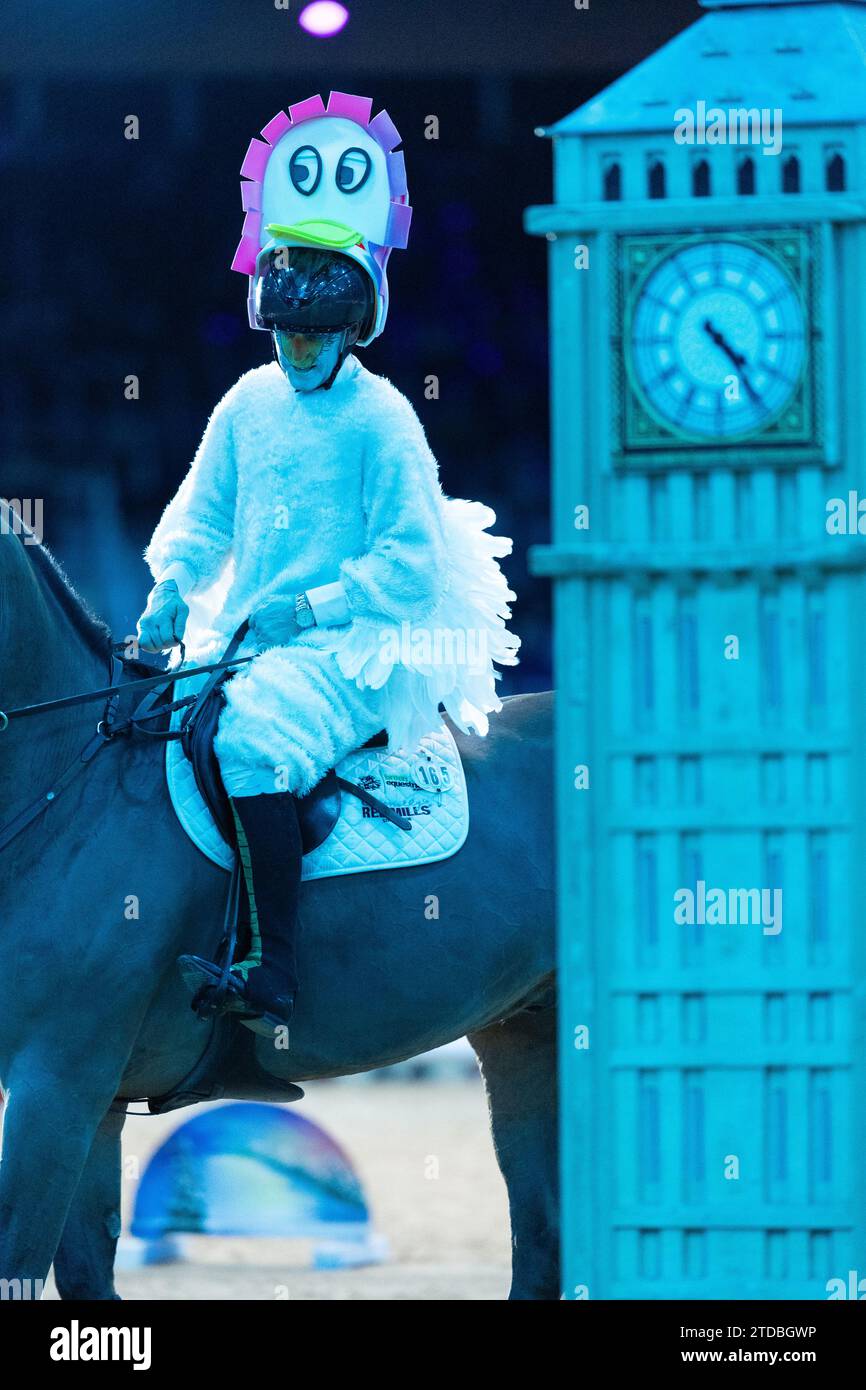 London, UK. December 17, 2023. Shane Breen and Duarte Seabra dressed as ...