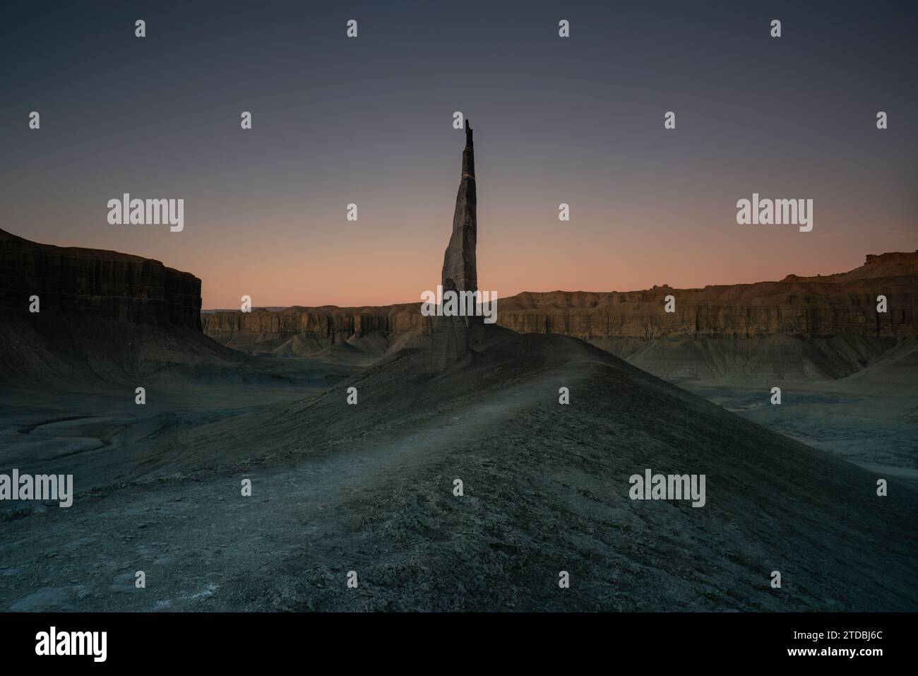 The spire Utah, USA. Also known as long Dong Silver Stock Photo - Alamy