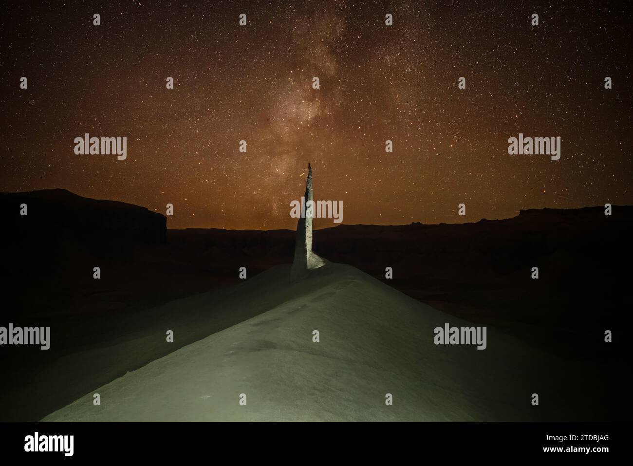 The spire Utah, USA. Also known as long Dong Silver Stock Photo - Alamy