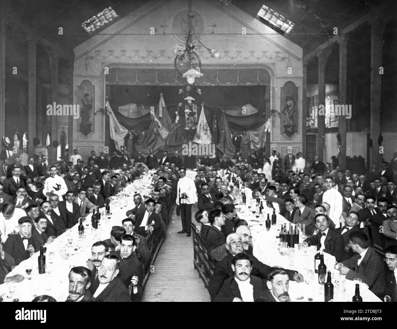 06/02/1917. In the Catholic circle of Workers. The Assembly Hall during ...