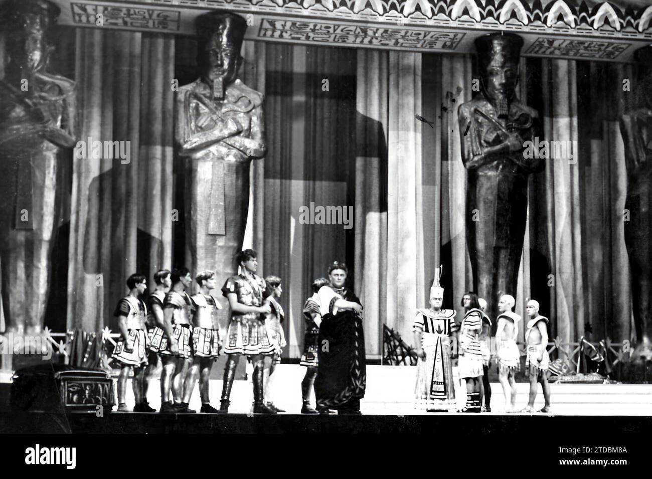 Premiere at the Berlin Opera of "Julius Caesar", in July 1935. Credit ...