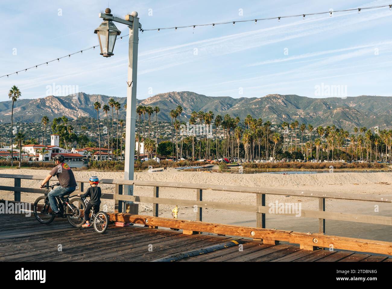 Santa Barbara, California, USA - December 10, 2023. Santa Barbara beach ...