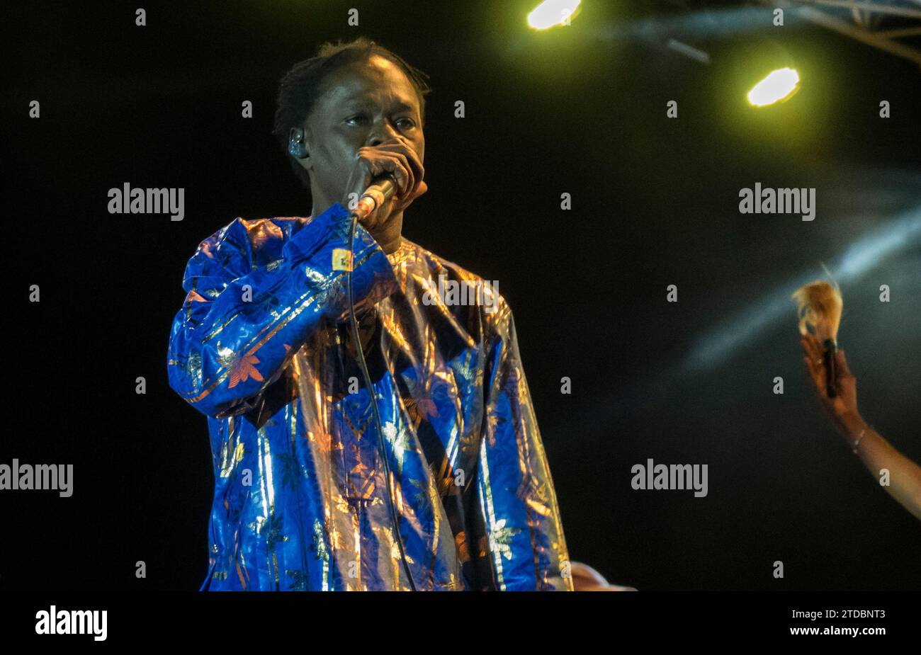 Festival Blues Du Flueuve 2023 in Podor, Senegal, West Africa. Singer ...