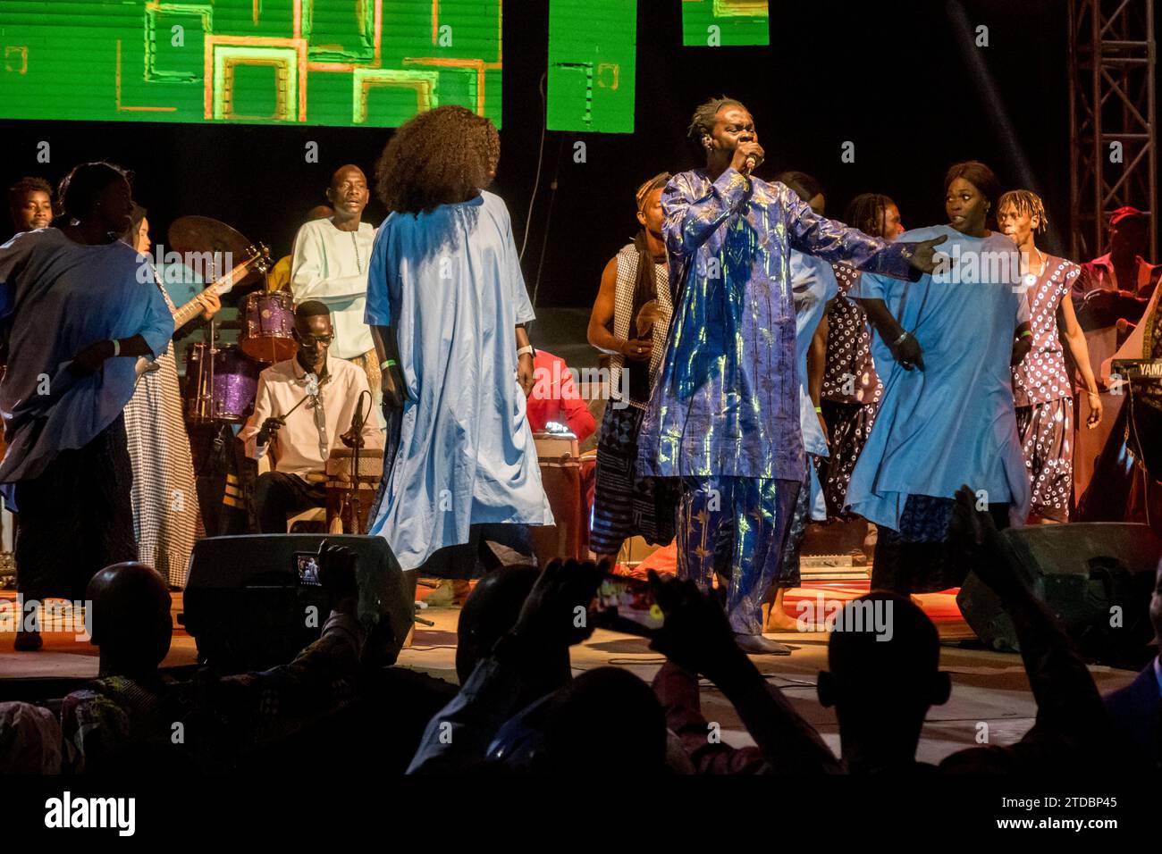 Festival Blues Du Flueuve 2023 in Podor, Senegal, West Africa. Singer ...