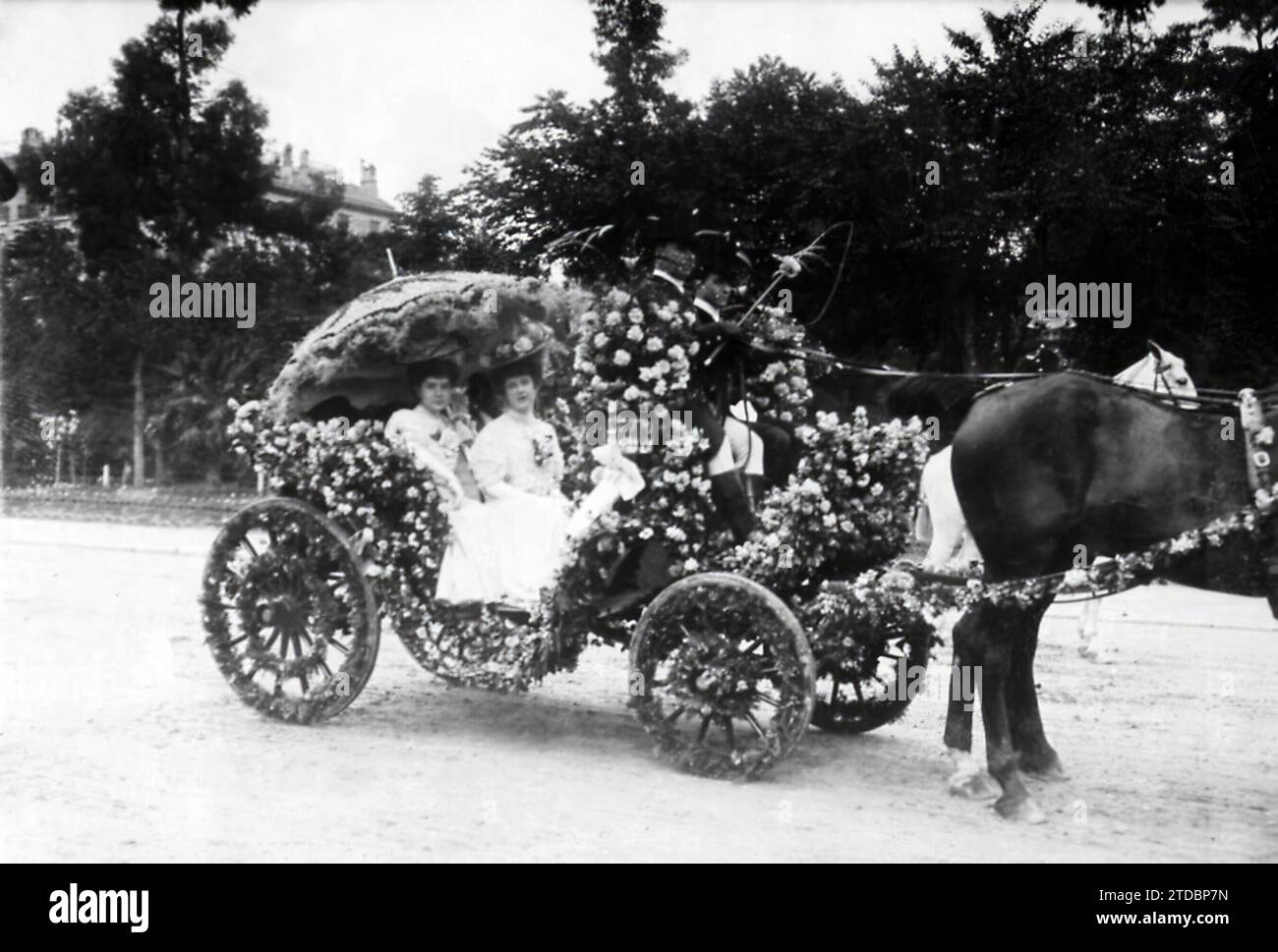 Madrid, 06/01/1906. ?The umbrella? of Mr. Penasco, fifth prize in the ...